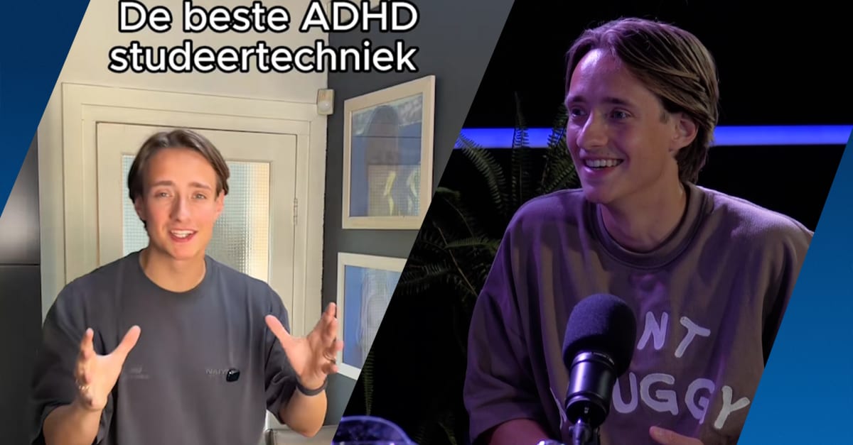 Justin (25) wil ADHD’ers helpen de beste versie van zichzelf te worden ...