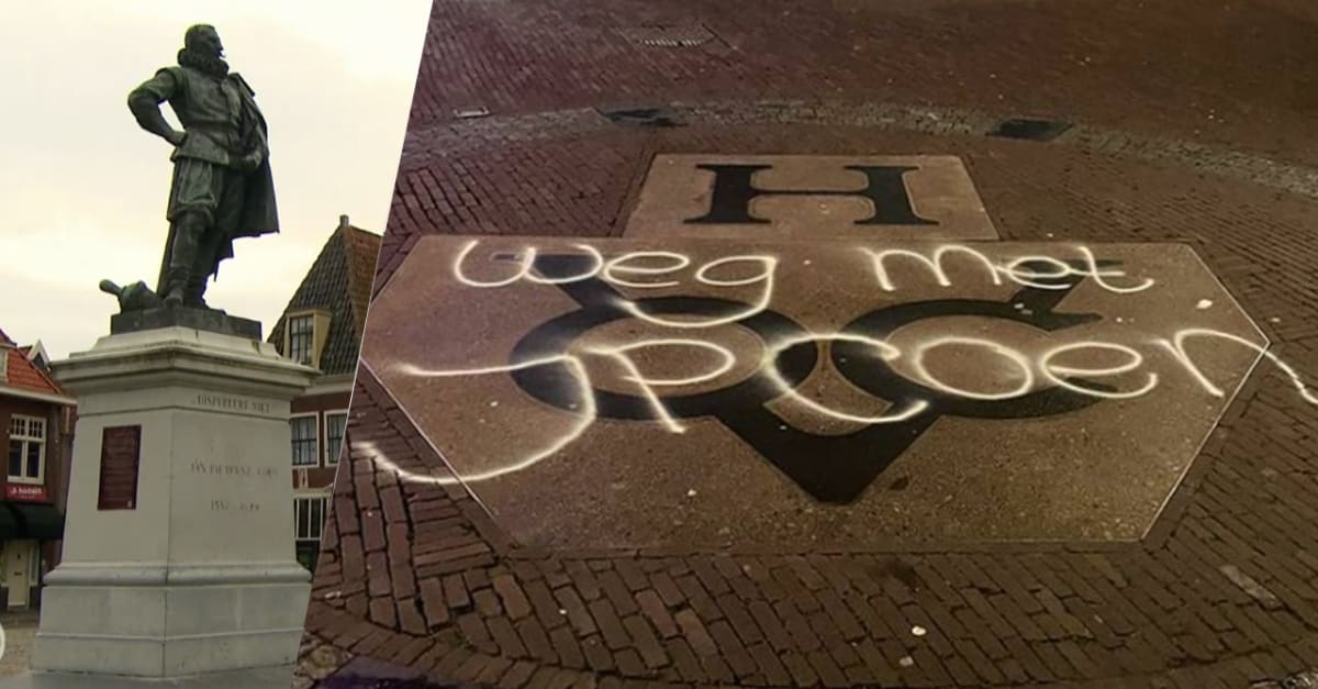 Nieuw protest tegen standbeeld JP Coen, gemeente Hoorn doet aangifte ...