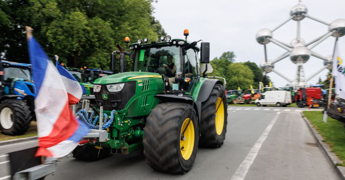 Nederlandse boeren trekken terug naar huis na protest in Brussel | Hart ...