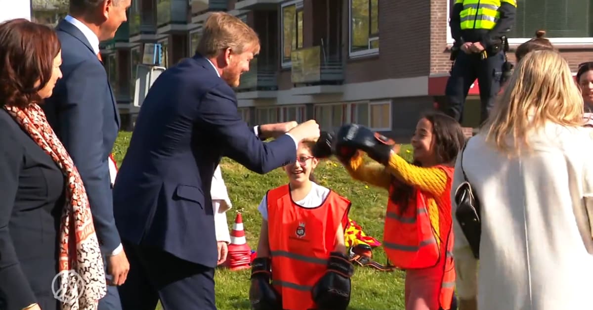 Willem-Alexander en Máxima openen Koningsspelen: 'Heb de koning een ...