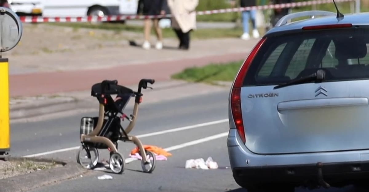 Vrouw met rollator geschept op zebrapad en raakt zwaargewond | Hart van Nederland