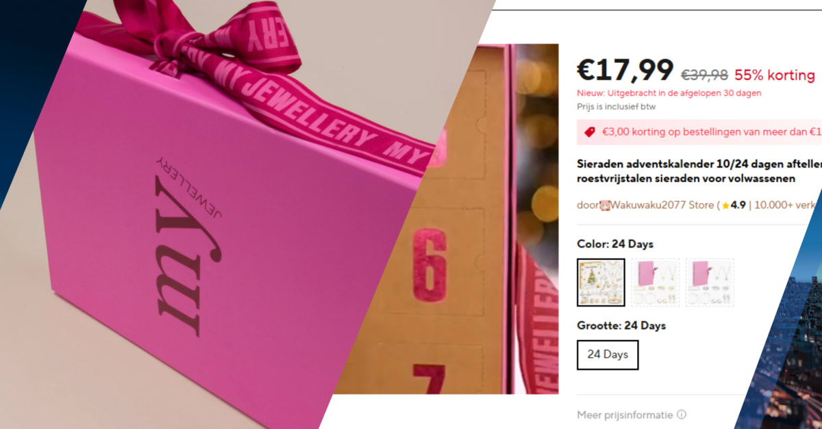Adventskalender My Jewellery voor prikkie op AliExpress: 'Foto's in ...