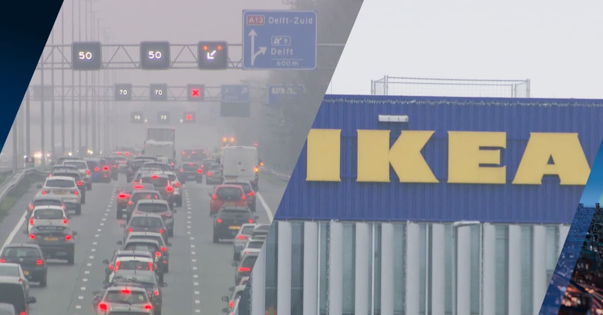 Pinstoring bij Ikea Delft leidt tot grote drukte op de weg | Hart van ...