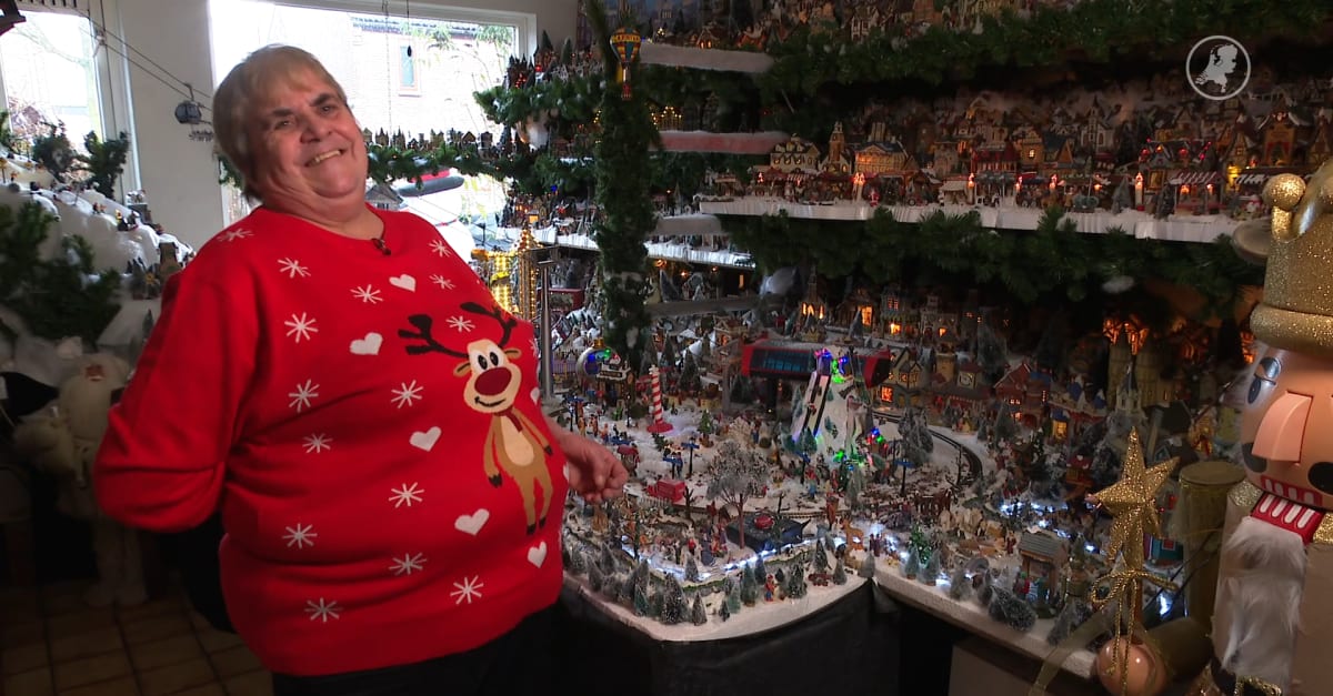 Met dit enorme kerstdorp herdenkt Rina haar overleden dochter | Hart ...