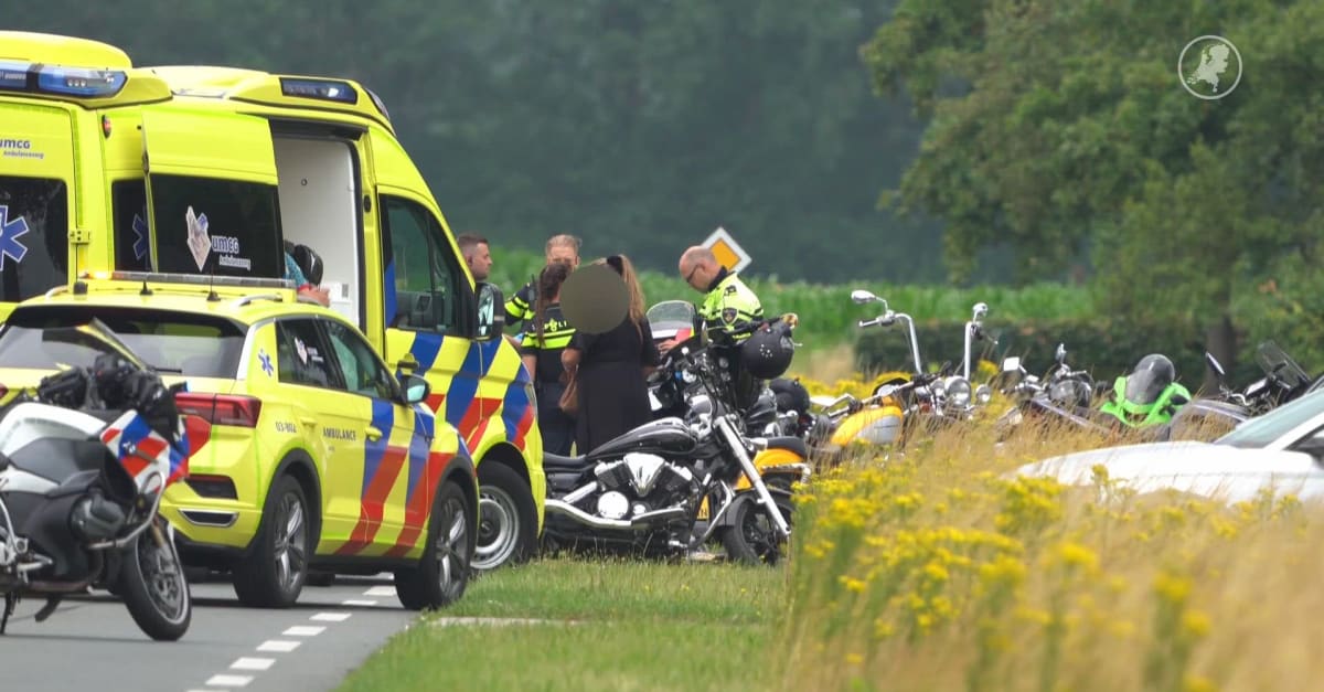 Motorrijder ernstig gewond bij ongeval met meerdere motorrijders in Westdorp