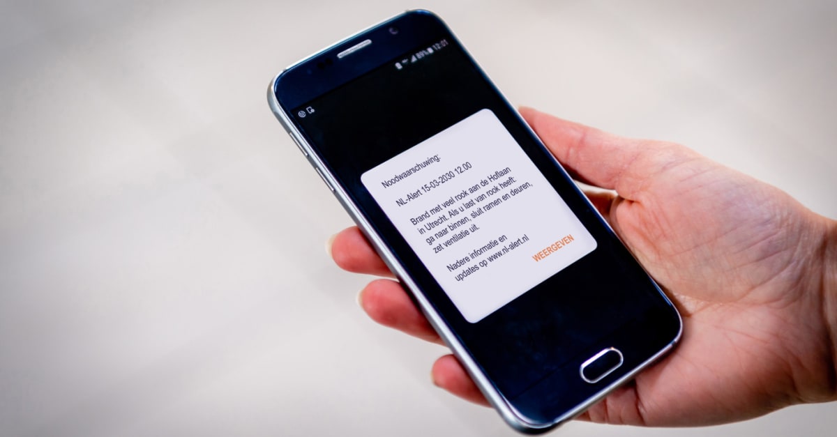 NL-Alert tijdens zomer met extreem weer: lees, kom in actie en ...