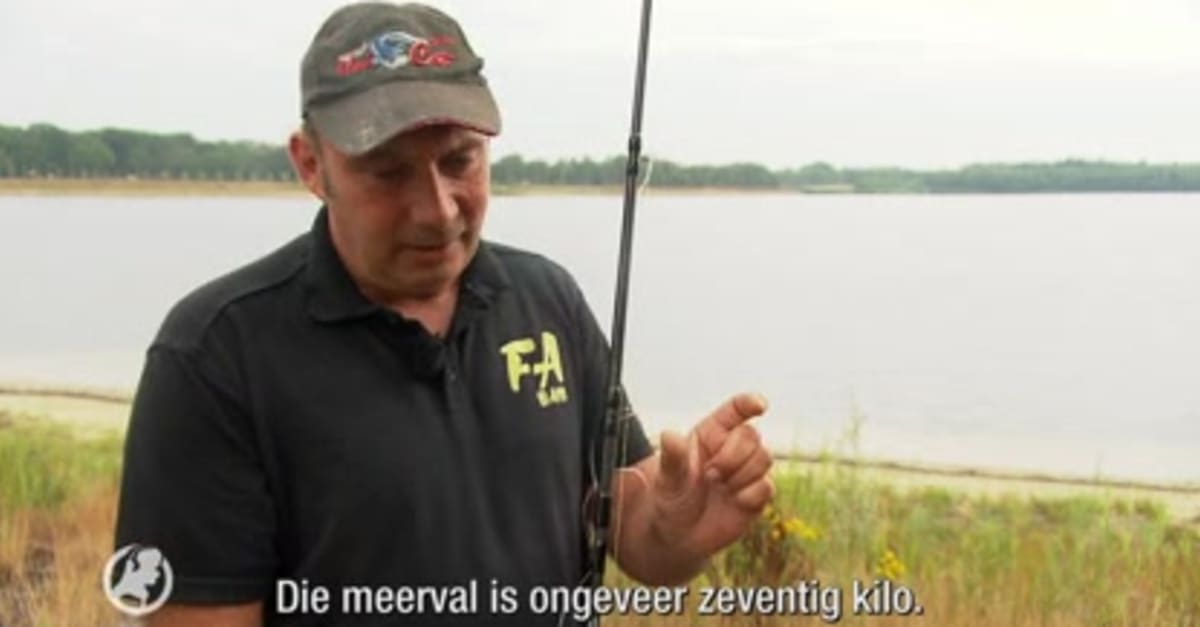 Dirk vangt grootste meerval ooit in Nederland: 2,27 meter!