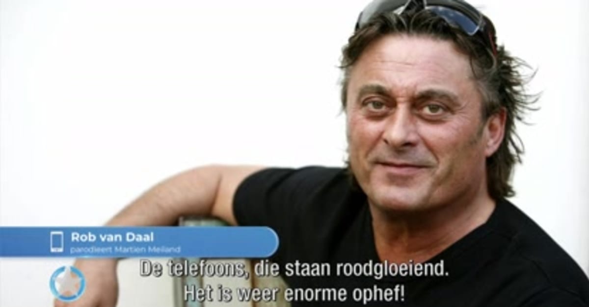 Shownieuws: Rob van Daal na kritiek: ik ben juist fan van Chateau Meiland!