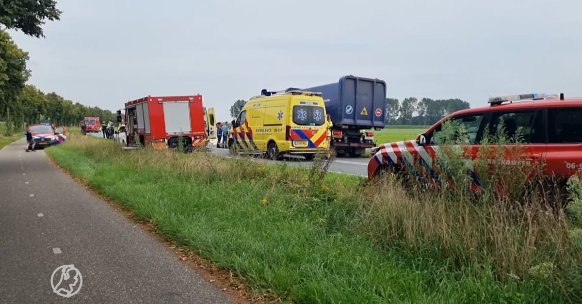 Dode na frontale botsing met vrachtwagen op N316 bij Zelhem
