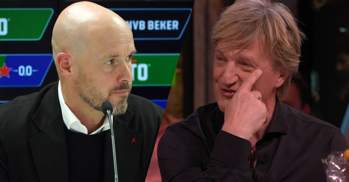 Vandaag Inside: Wim lacht om uitleg Ten Hag in het Engels: 'Dat kan nog ...