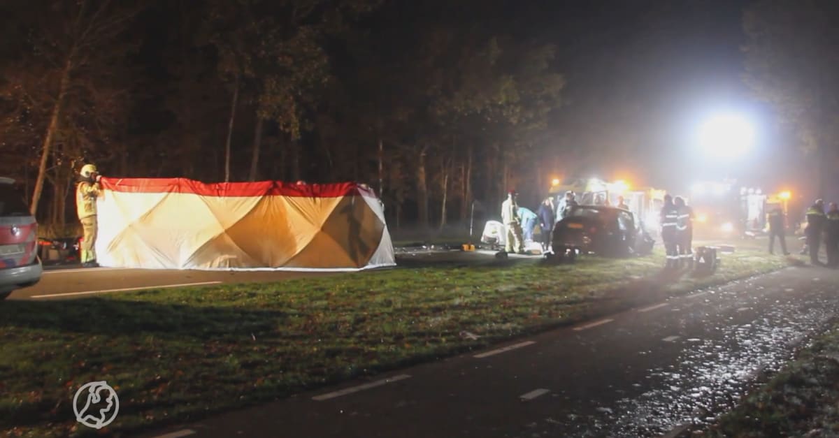 Hart van Nederland - Late Editie: Veel gewonden bij zwaar frontaal auto-ongeluk op N332