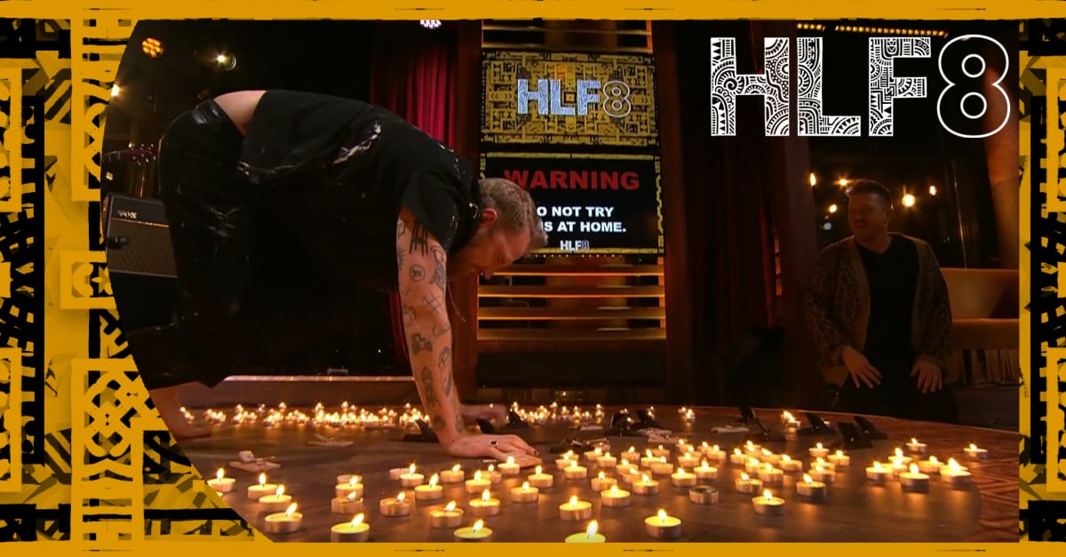 HLF8: Stefan Jurriëns doet Jackass-stunt in studio!