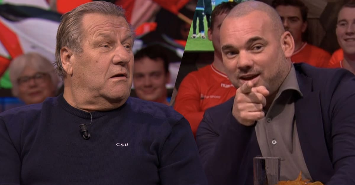 Wesley plaagt Jan: 'Gat tussen Feyenoord en Ajax is nog maar 11 punten!'