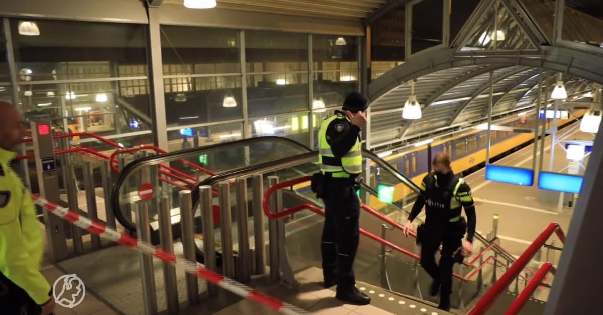 Man bedreigt treinreiziger met vuurwapen, politie lost schot op Amersfoort Centraal