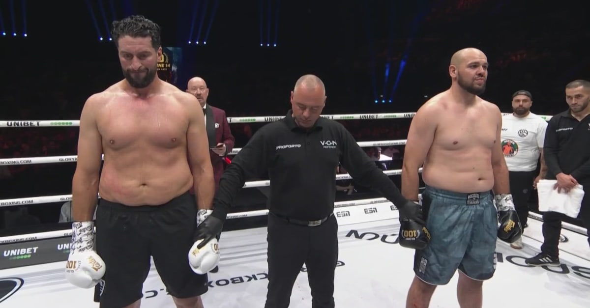 Glory Kickboxing: Sofian Laidouni wint van Jamal Ben Saddik - GLORY 100