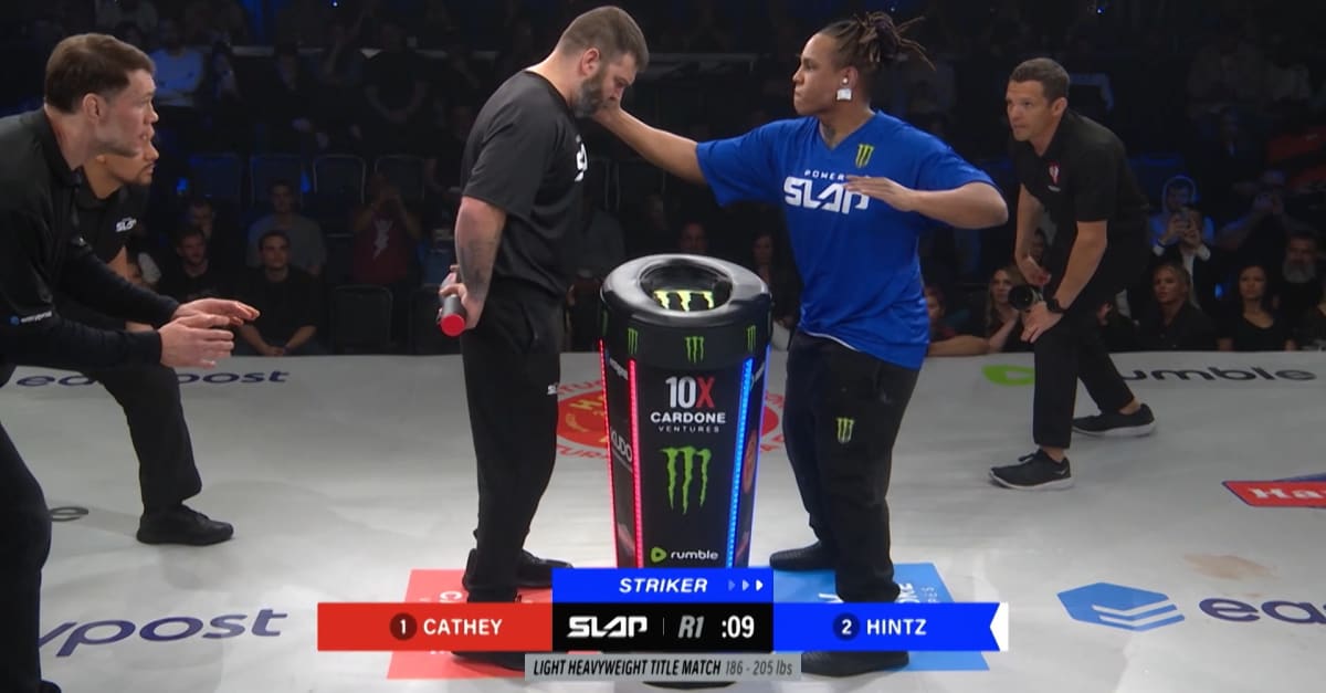 Power Slap: Vernon Cathey vs. Ayjay Hintz