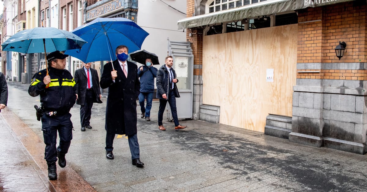 Koning bezoekt getroffen inwoners na rellen ’s-Hertogenbosch | Shownieuws