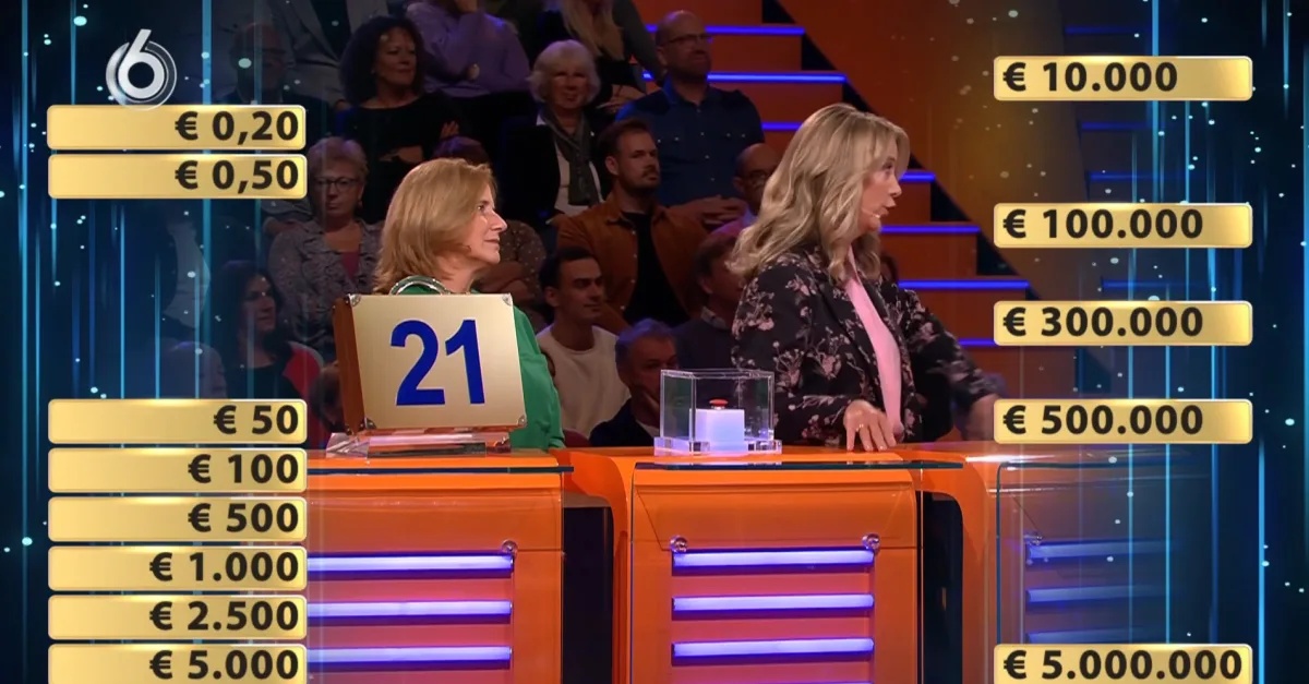 Zo reageert Linda in Miljoenenjacht op 'berisping' koffermeisje ...