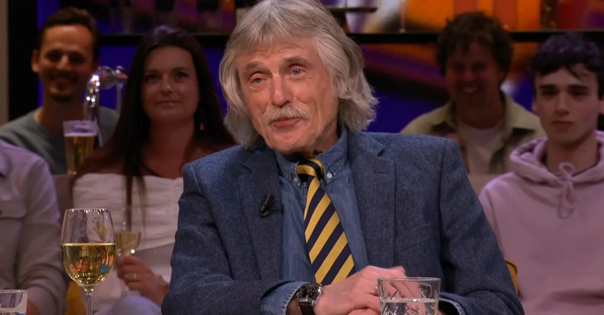 Johan Derksen grapt over gebroken heup echtgenote | Shownieuws