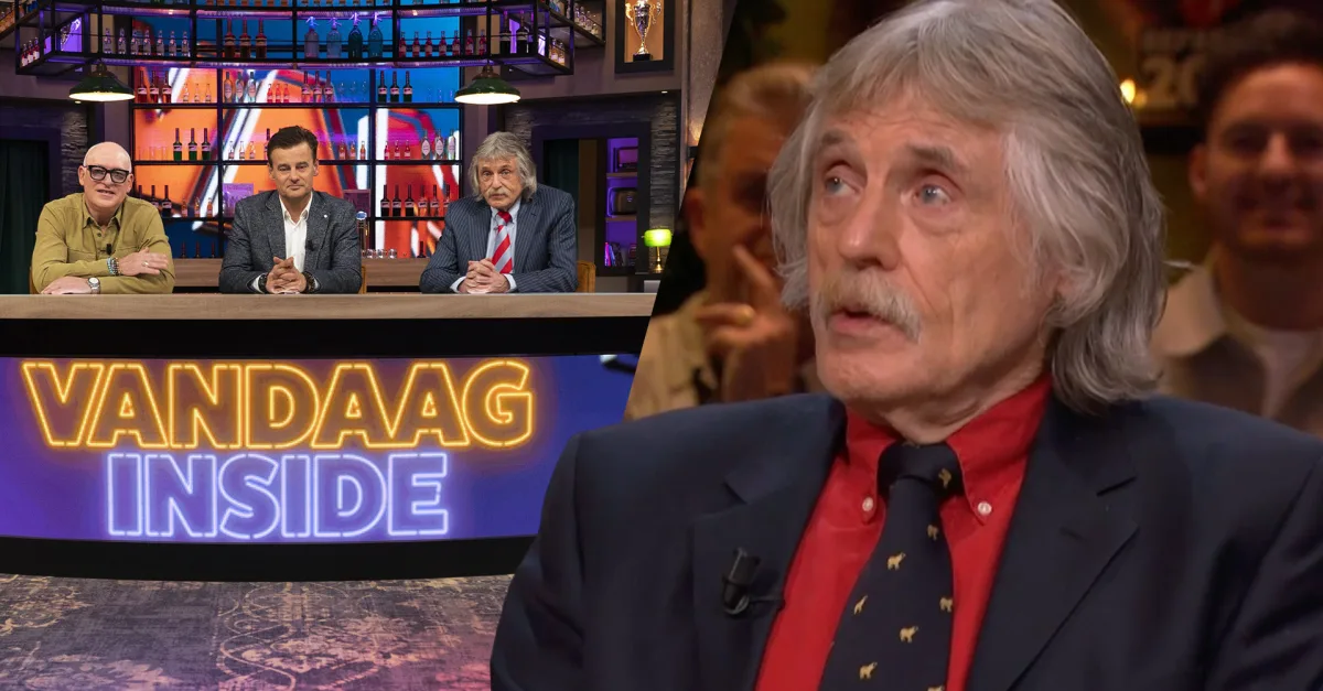Johan Derksen valt stil na vraag over hoogtepunten van Vandaag Inside ...