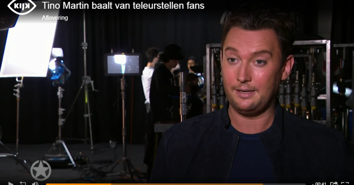 Tino Martin baalt van teleurstellen fans | Shownieuws