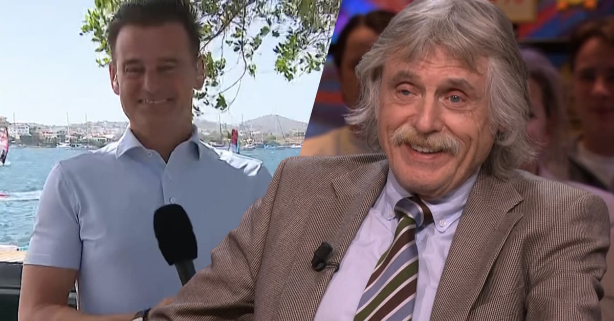 Johan Derksen verrast door videocall Wilfred Genee: ‘Ik heb hem echt ...