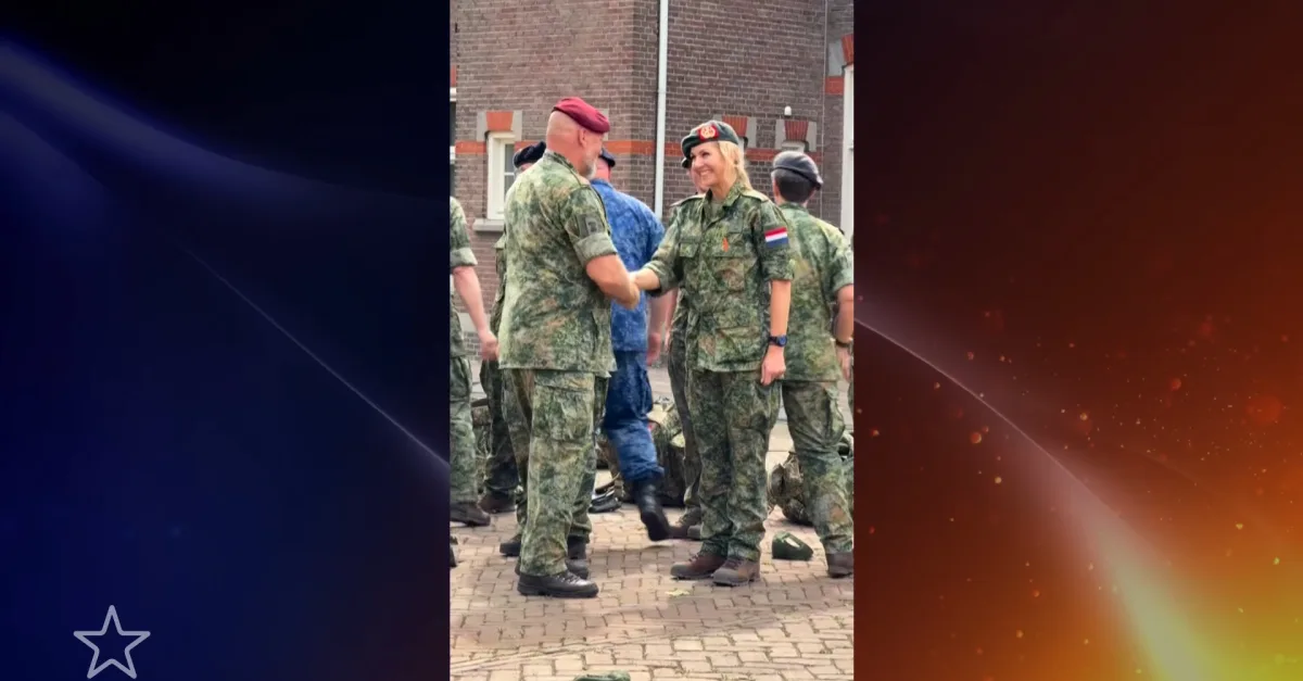 Koningin Máxima ontvangt haar eigen baret