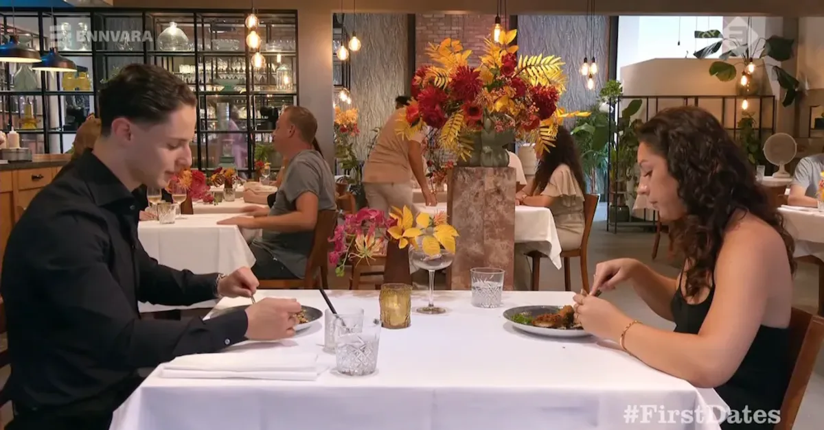 First Dates-Alanah 'geschrokken' van controversiële date | Shownieuws