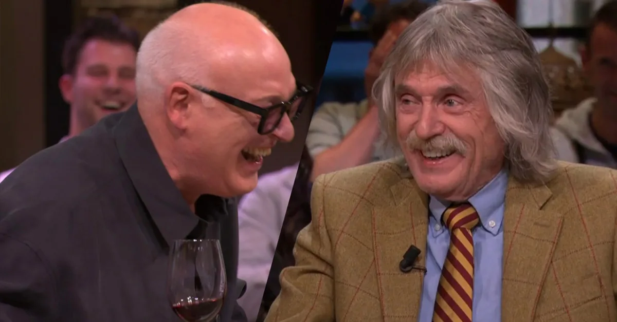 René na grap van Johan over het publiek: 'Wat zal John de Mol ons ...