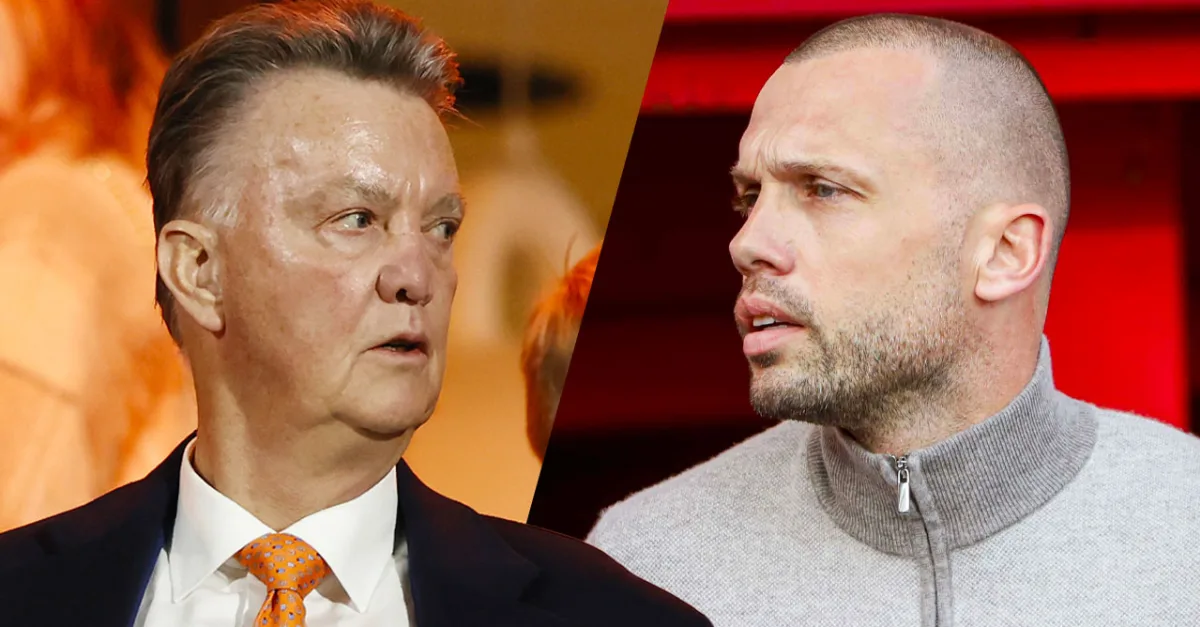 'Het is echt Louis van Gaal die John Heitinga het nekschot heeft ...
