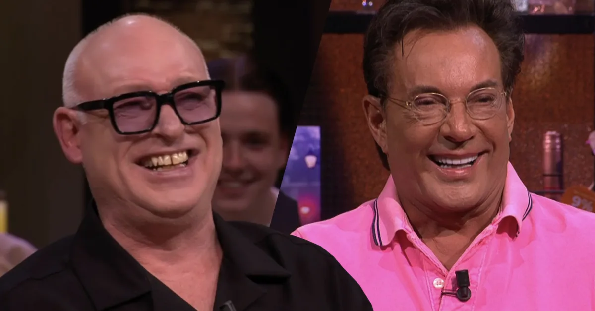 René schiet in de lach om uitspraak van Gerard Joling achter de ...