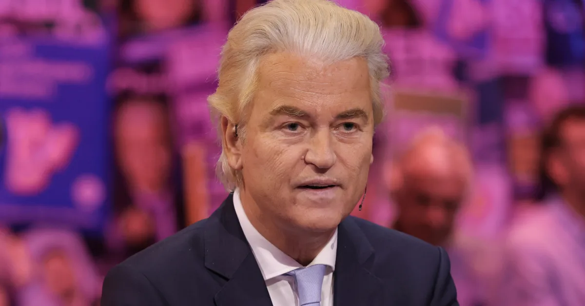 Geert Wilders legt zich nog niet neer bij winst D66: 'Wat een ...
