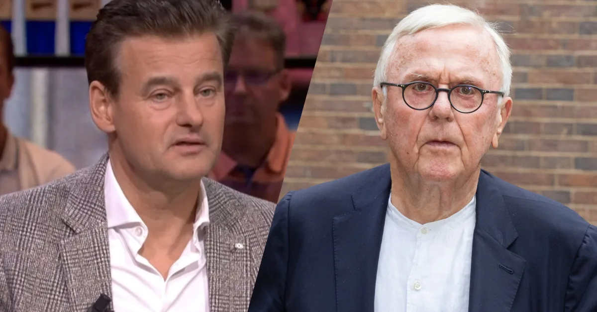Wilfred krijgt appje van Harry Mens tijdens uitzending Vandaag Inside ...
