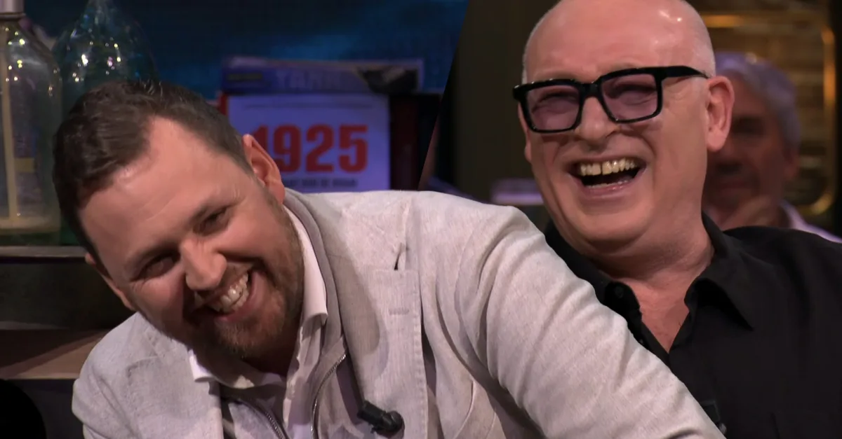 Cybermannetje Dave Maasland ligt in een deuk na opmerking René van der ...