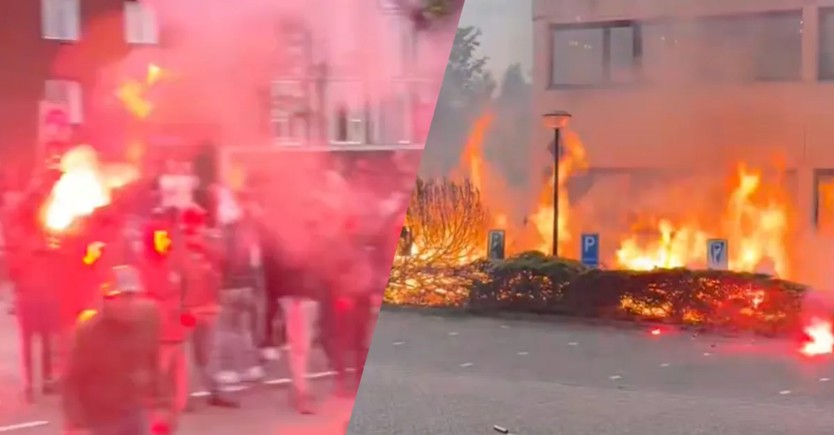 Video: Brand gesticht bij AZC tijdens demonstratie in Loosdrecht ...
