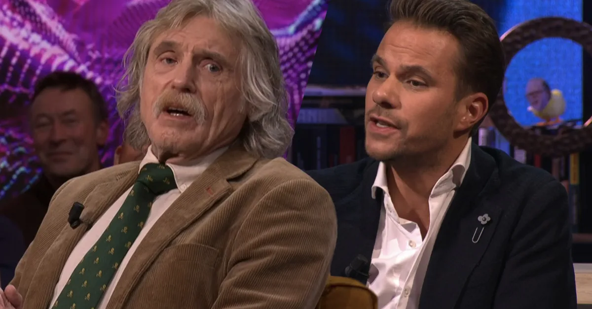 Johan Derksen en Aran Bade raken het niet eens: ‘Moet het Songfestival ...