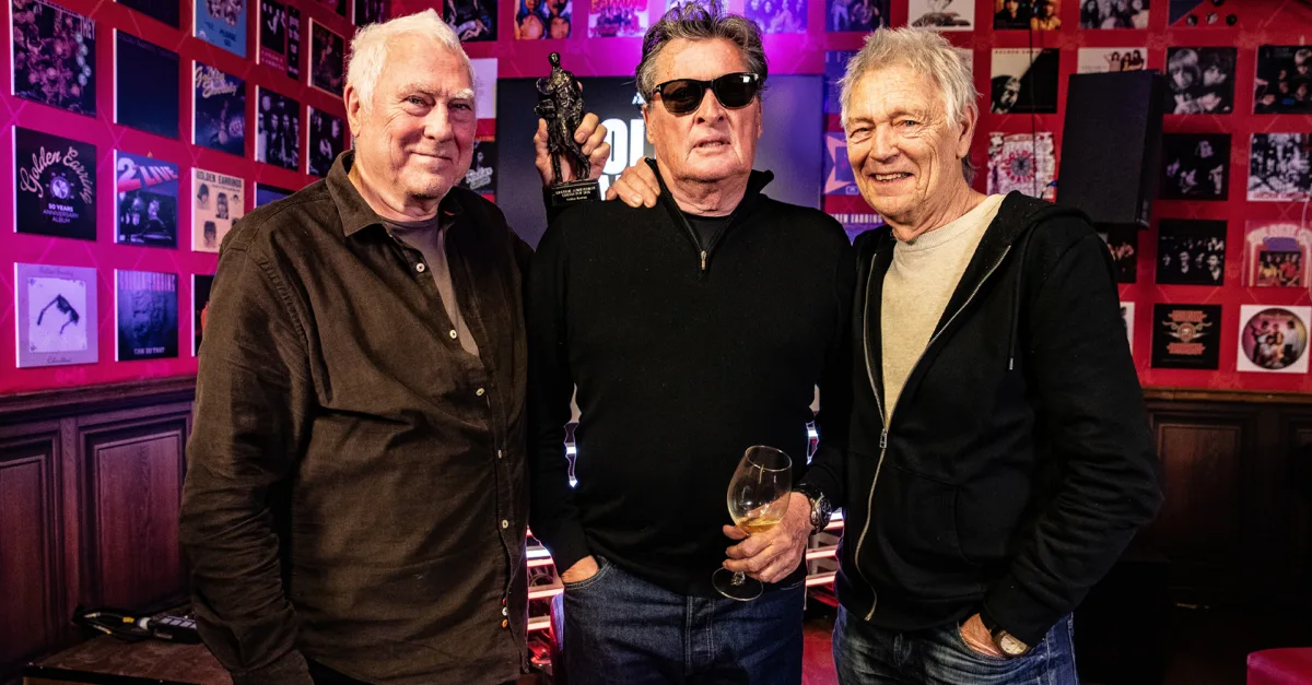 Golden Earring ontvangt Lifetime Achievement Edison Pop | Vandaag Inside