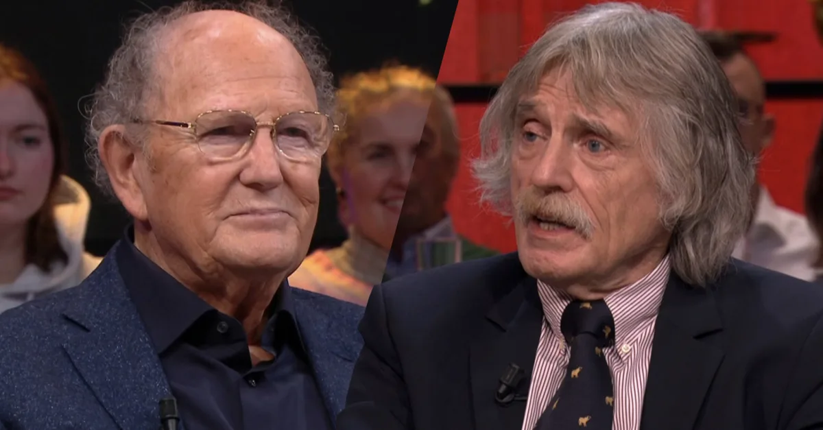 Johan Derksen ergert zich aan Joop van den Ende in discussie met Fleur Agema: 'Eigenwijze ...