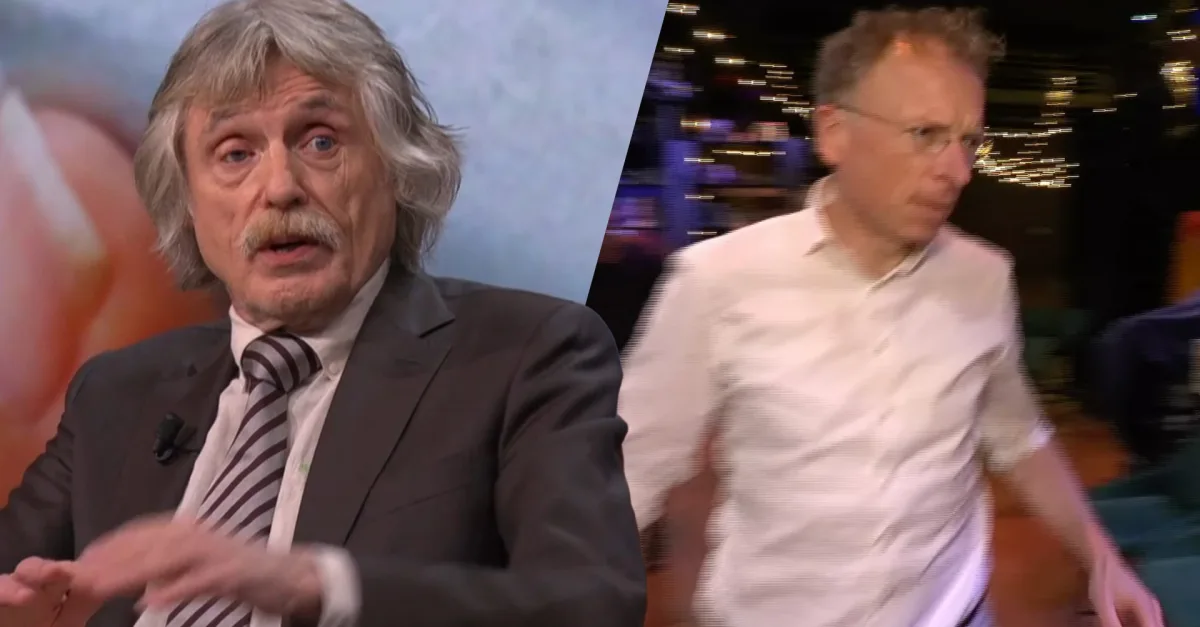 Longarts grijpt in en trekt sigaar weg bij Johan Derksen | Vandaag Inside