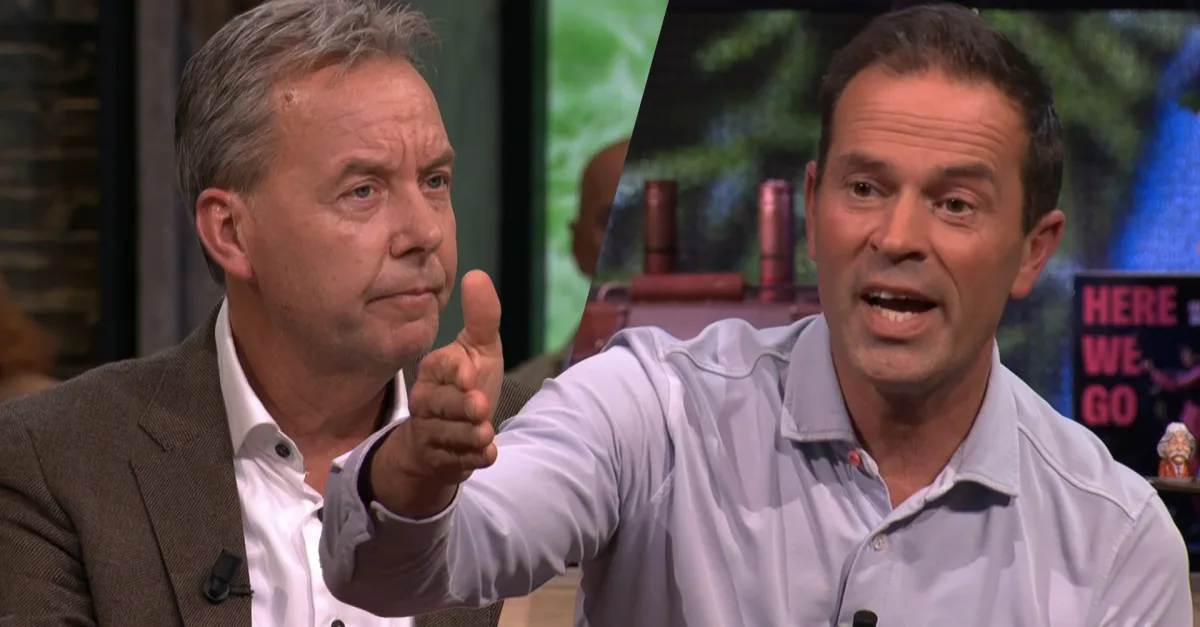 Valentijn Driessen in discussie met Bas Nijhuis: 'Je lult man ...