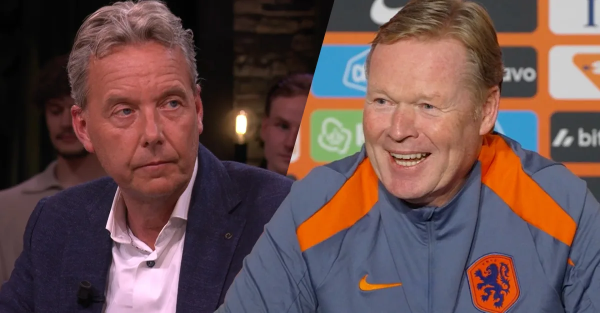 Valentijn Driessen vraagt aan Ronald Koeman: 'Denk jij niet: wat een ...