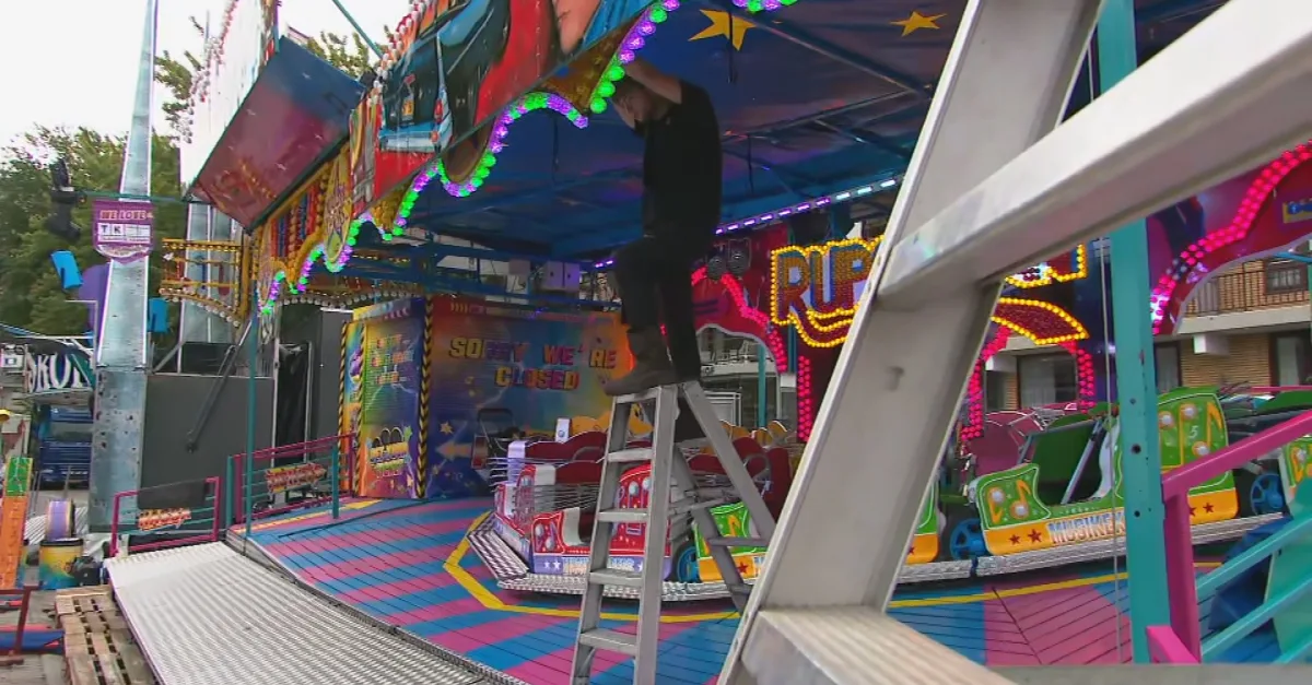 ZIEN: Megaoperatie, zo wordt de kermis van Tilburg afgebouwd | Hart van ...
