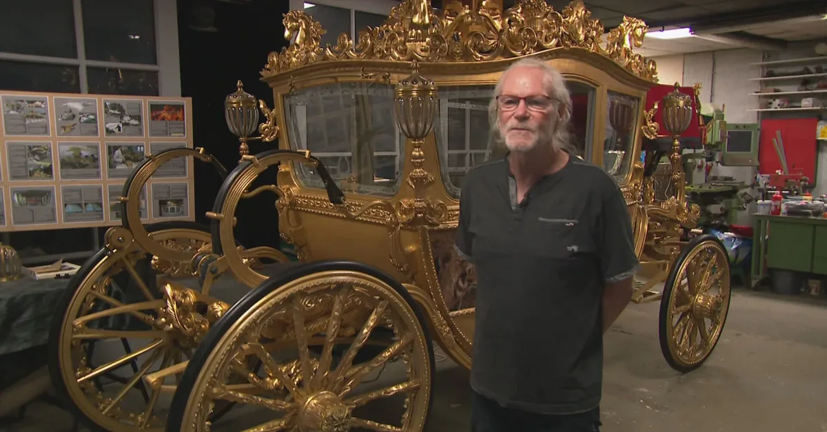Riny (77) bouwde een nieuwe Gouden Koets: ’Ik wil hem teruggeven aan ...