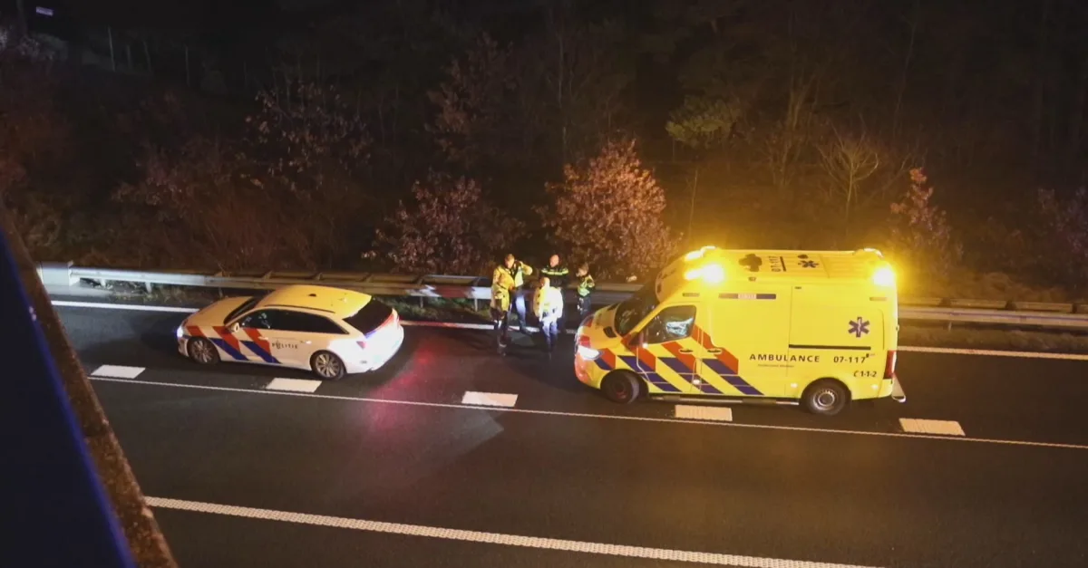 Wandelaar 'komt er goed vanaf' na aanrijding op A50 bij Loenen | Hart ...