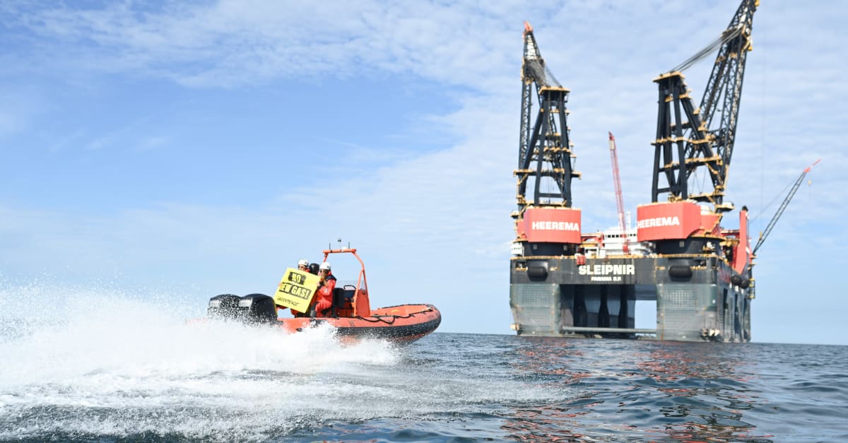 Greenpeace stopt actie bij boorplatform op Noordzee na verlies kort ...