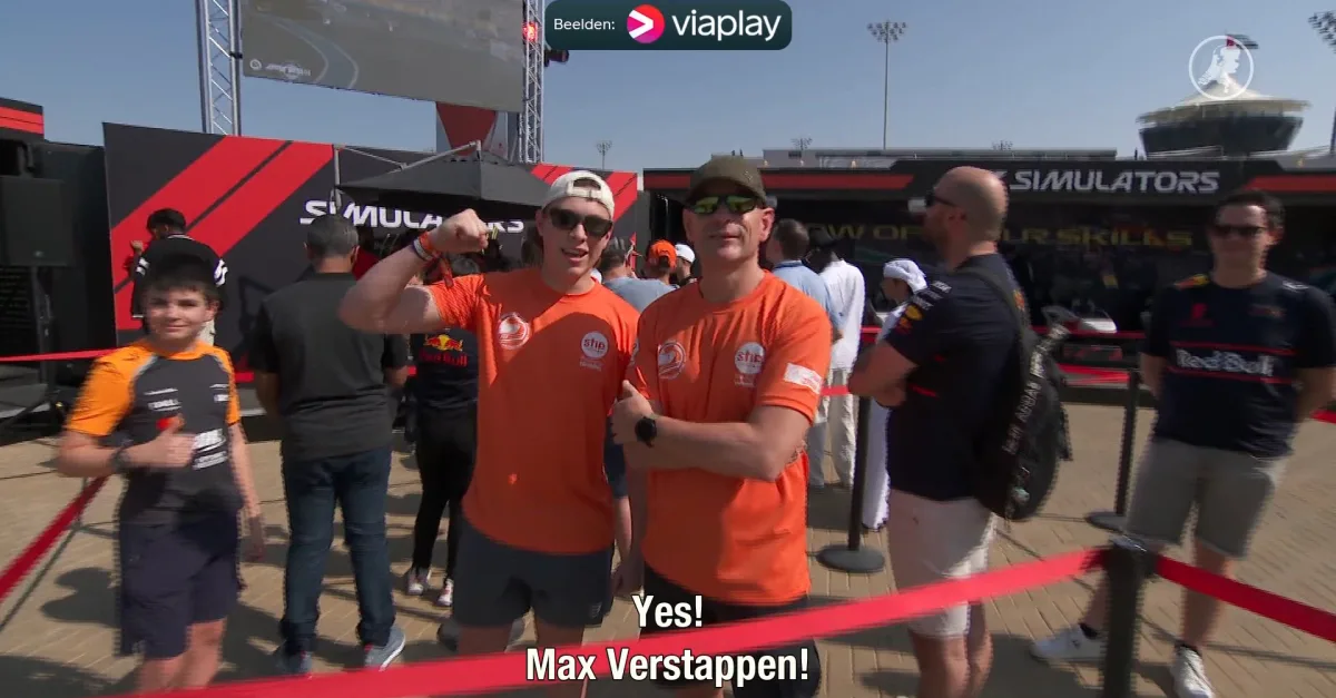 Fans in Abu Dhabi voor race nog hoopvol over Max Verstappen