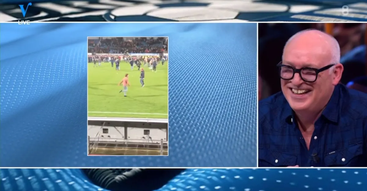 Veronica Inside: René moet lachen om dronken Willem II-fan: 'Die is goed!'