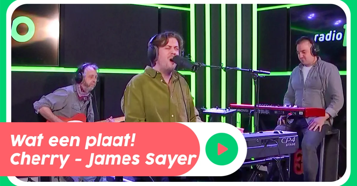 Radio 10: James Sayer - Cherry live @ Ekdom in de Morgen