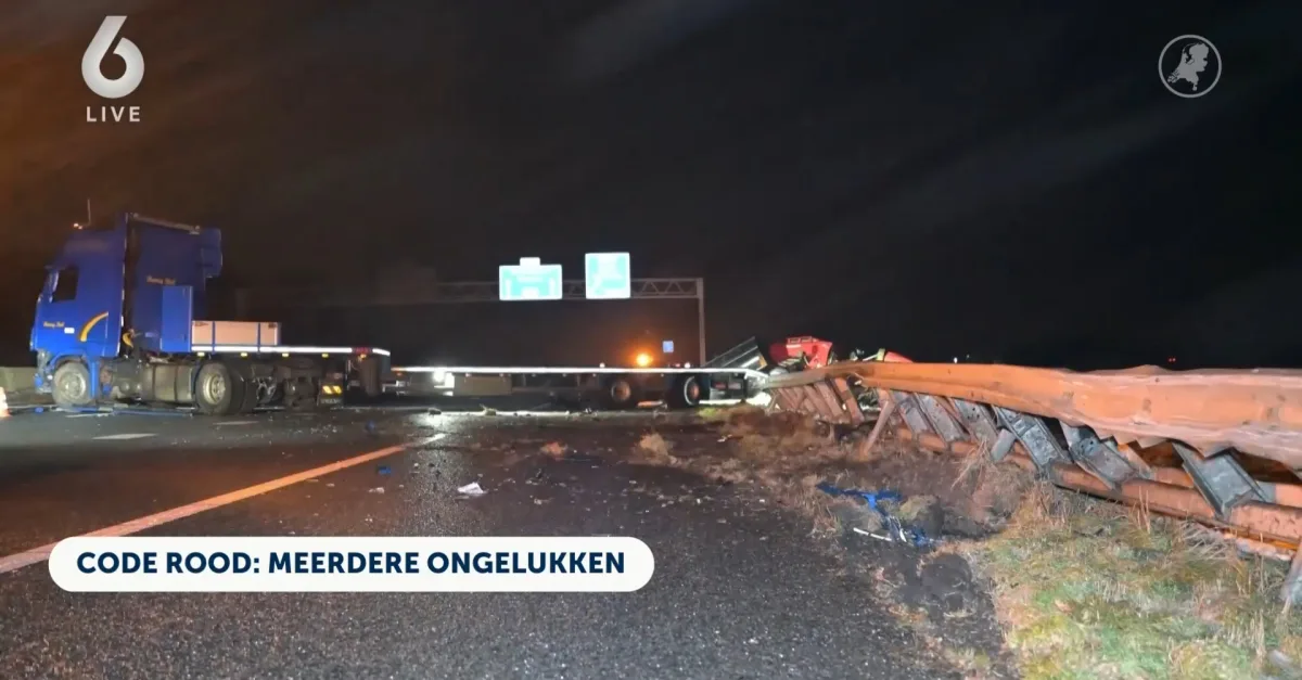 Hart van Nederland - Late Editie: Code rood voor Noord-Nederland om ...