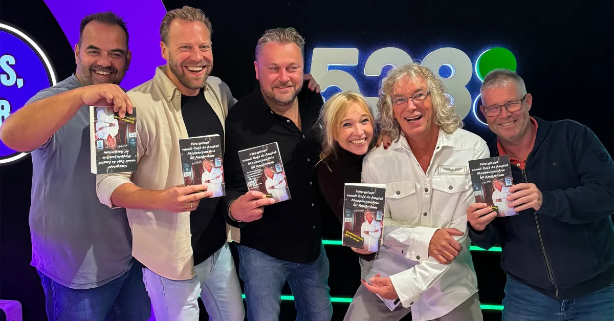 Radio 538: Arie uit de kroeg presenteert zijn moppenbundel in De 538 ...